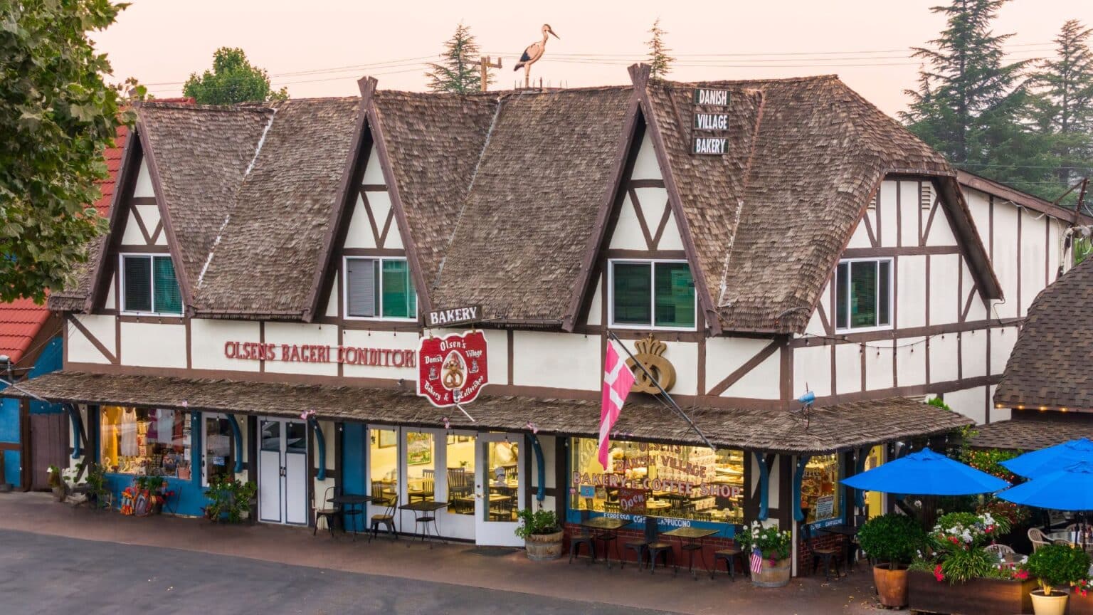 Continental Breakfast at Olsen's Danish Village Bakery in Solvang CA